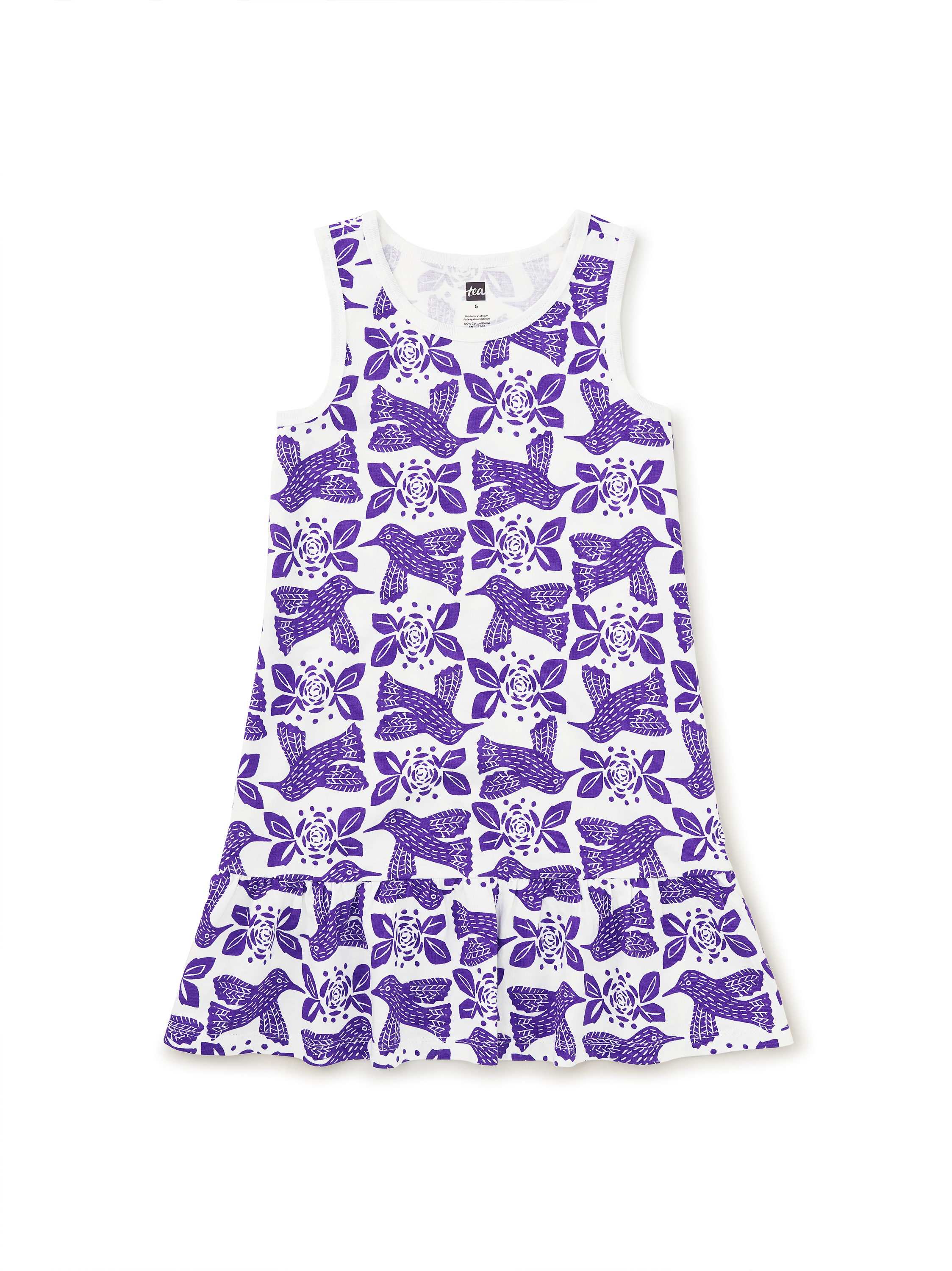 GIRL & Ruffle Hem Tank Dress & CASUAL & Tea Collection