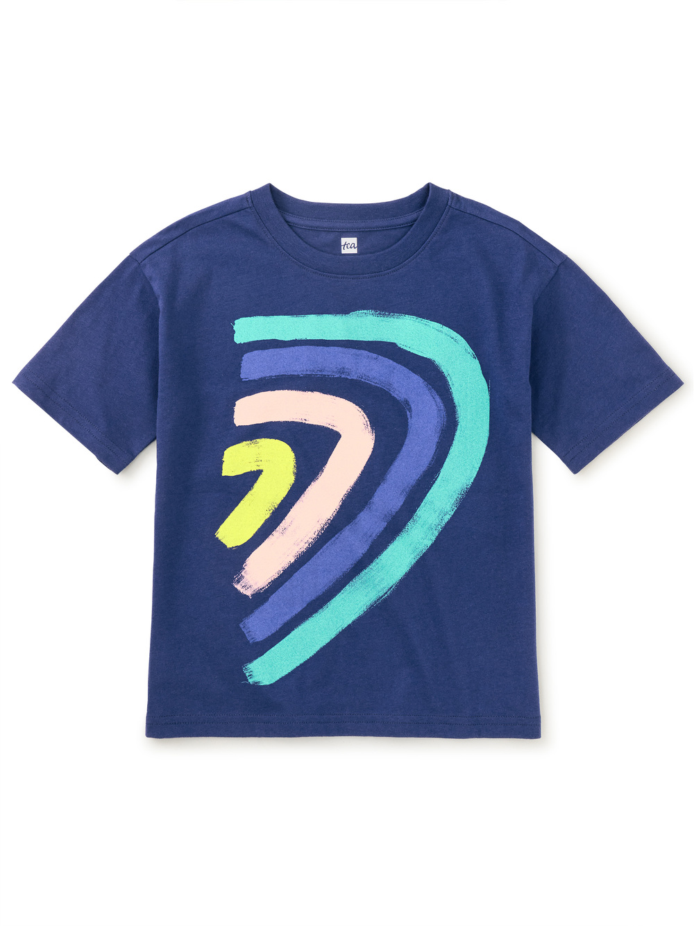 Girl Rainbow Easy Fit Graphic Tee Graphic Tee |Tea Collection