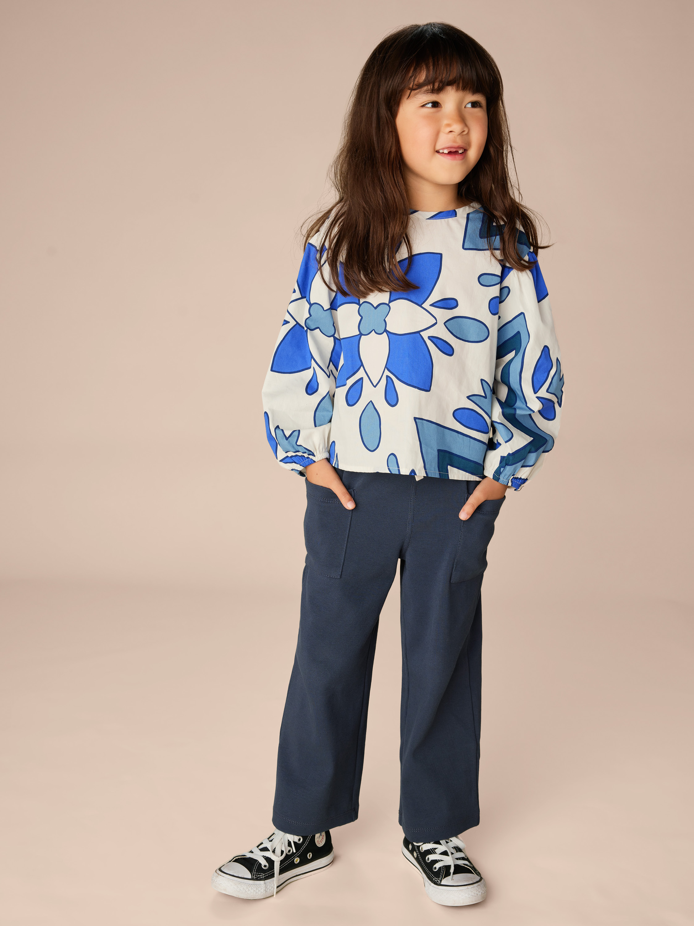 Girl Flare For Fun Pocket Pants Pant |Tea Collection