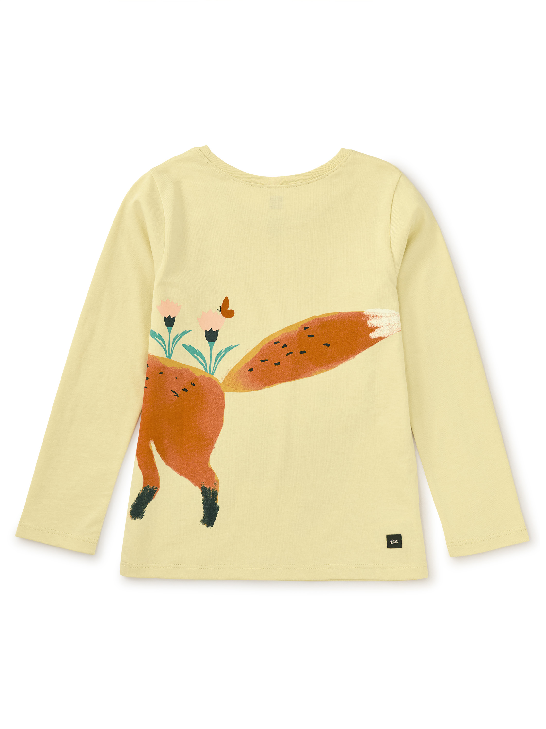 GIRL & Cat and Fox Double Sided Tee & GRAPHIC TEE & Tea Collection