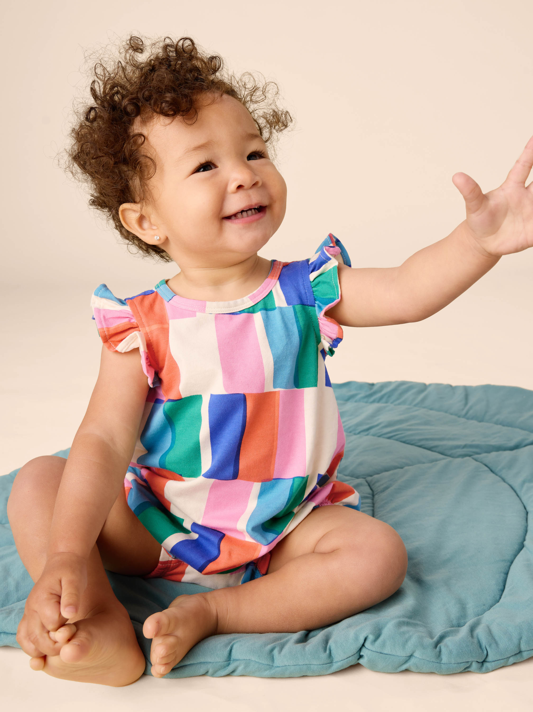 LITTLE GIRL & Flutter Baby Romper & ONEPIECE & Tea Collection