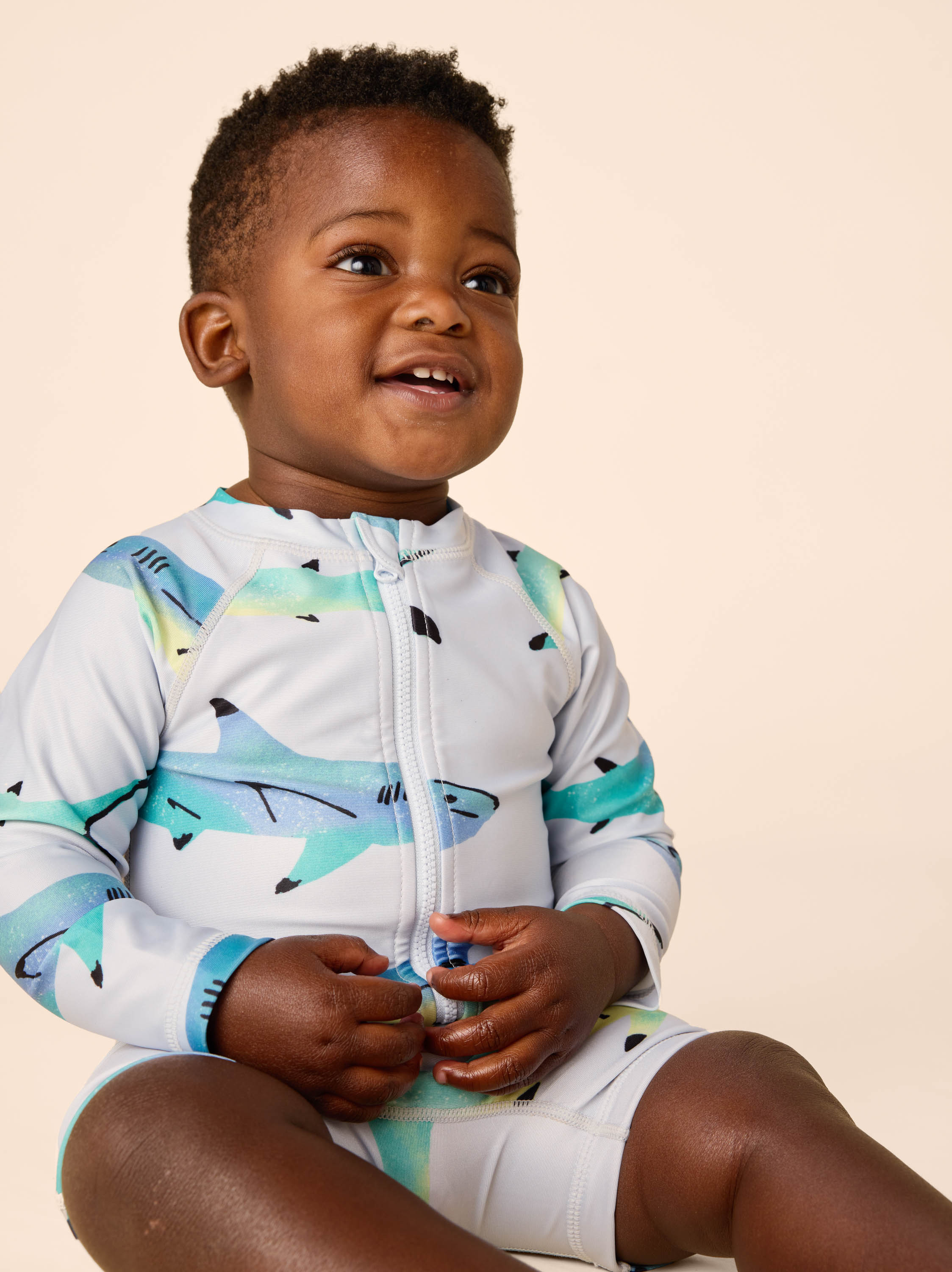 LITTLE BOY & Rash Guard Baby Swimsuit & ONEPIECE & Tea Collection