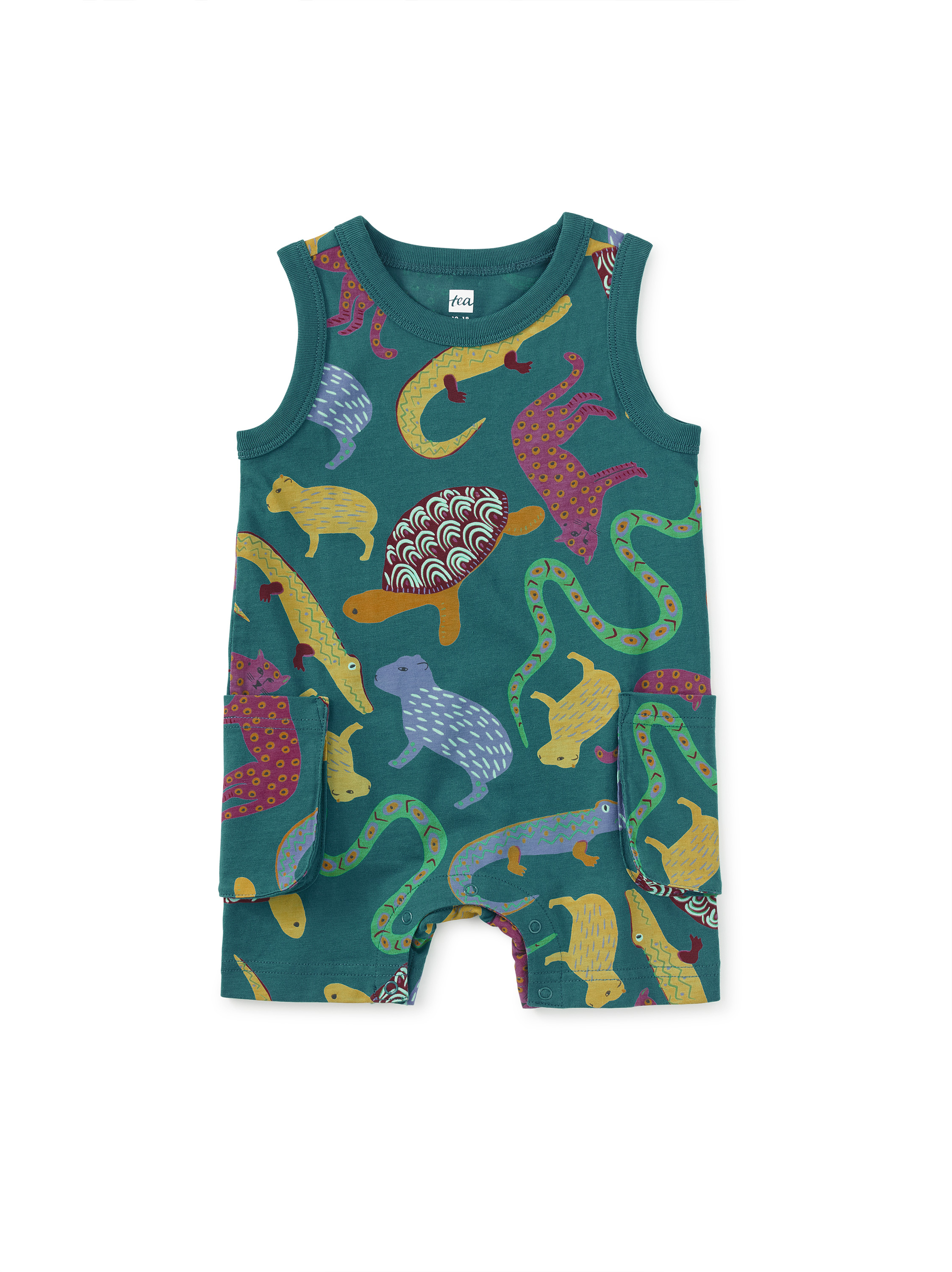 LITTLE BOY & Sleeveless Baby Romper & ONEPIECE & Tea Collection