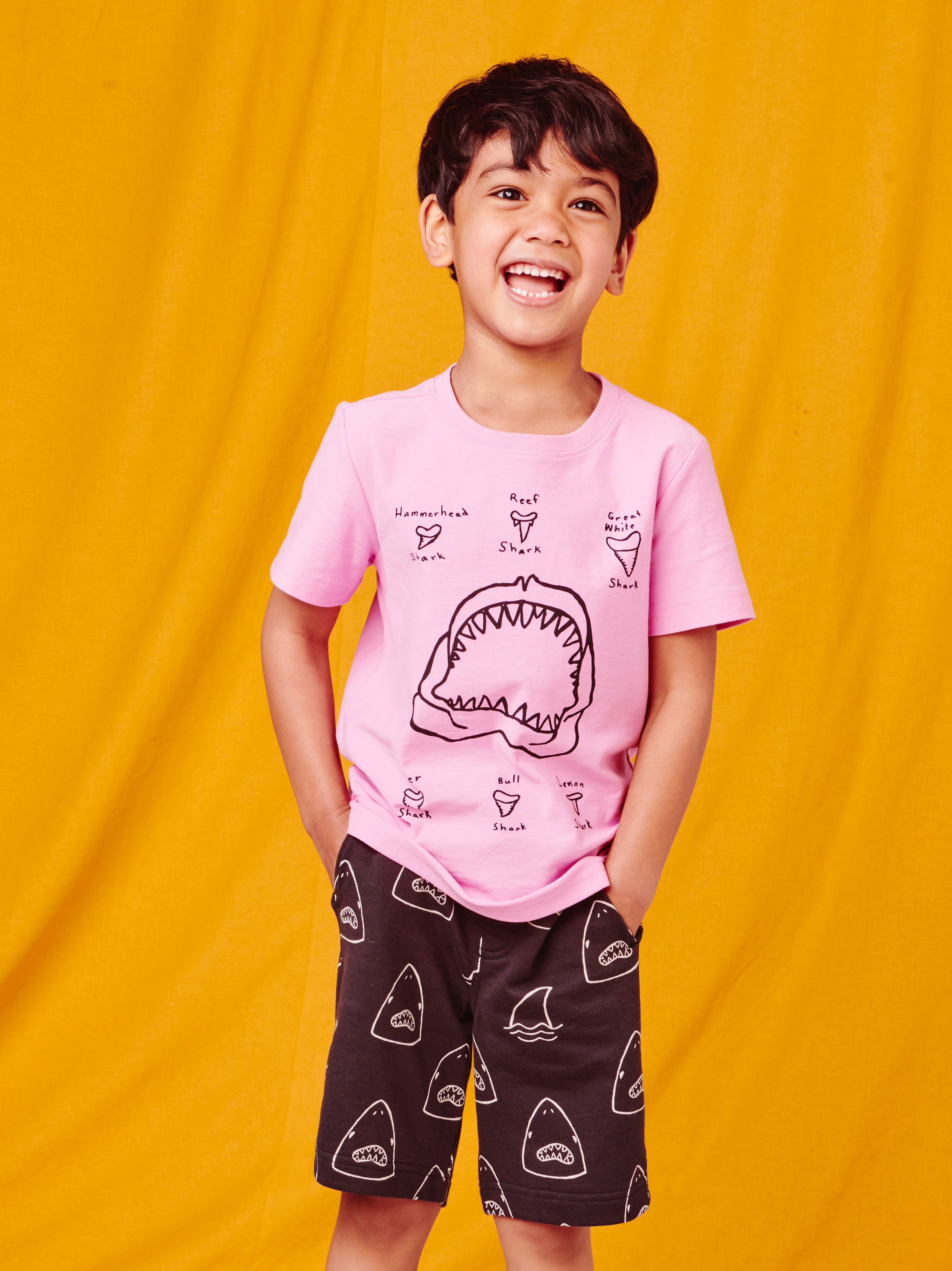 Shark Teeth Graphic Tee | Tea Collection