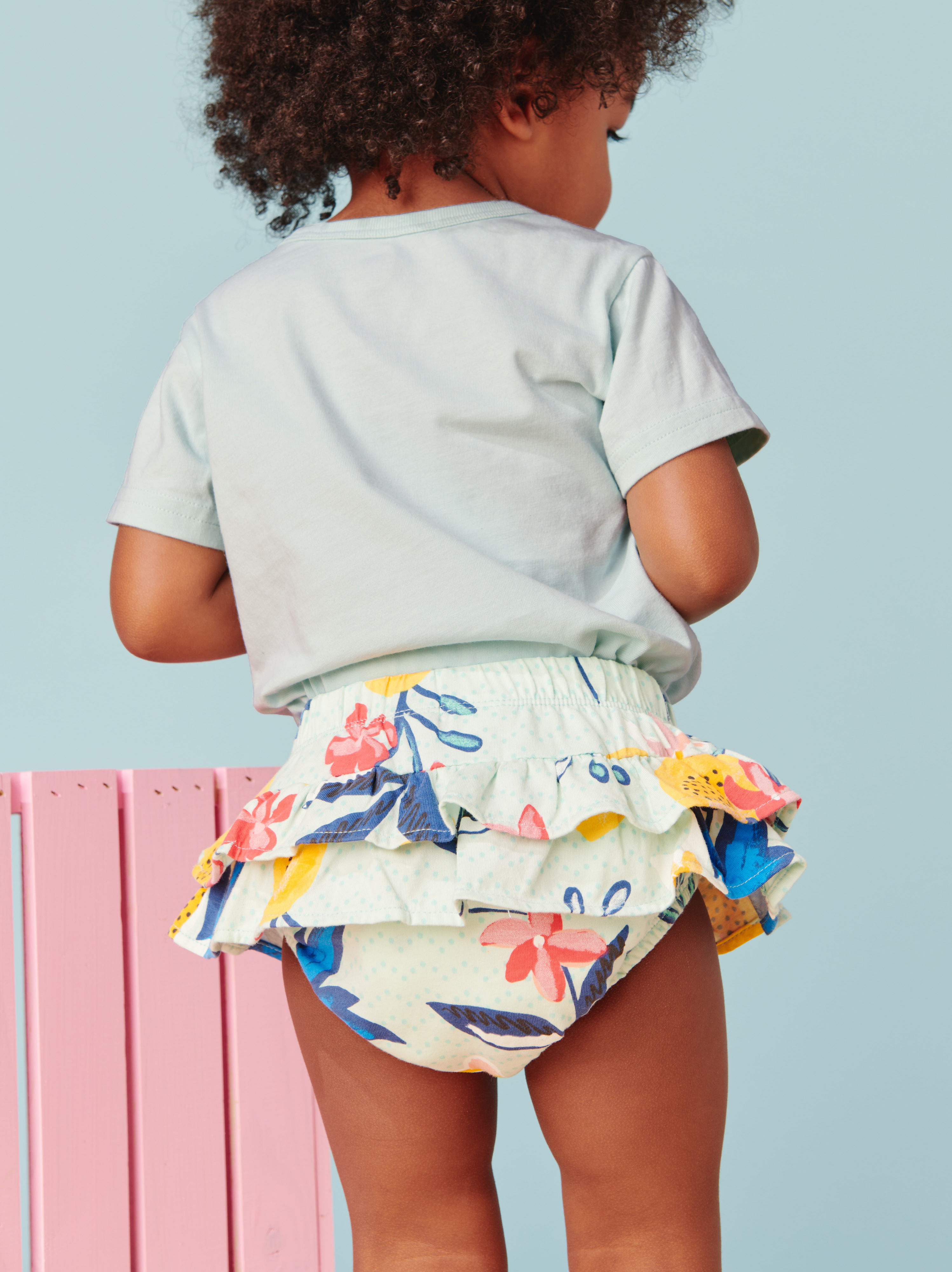 Tiered Ruffle Baby Bloomers | Tea Collection