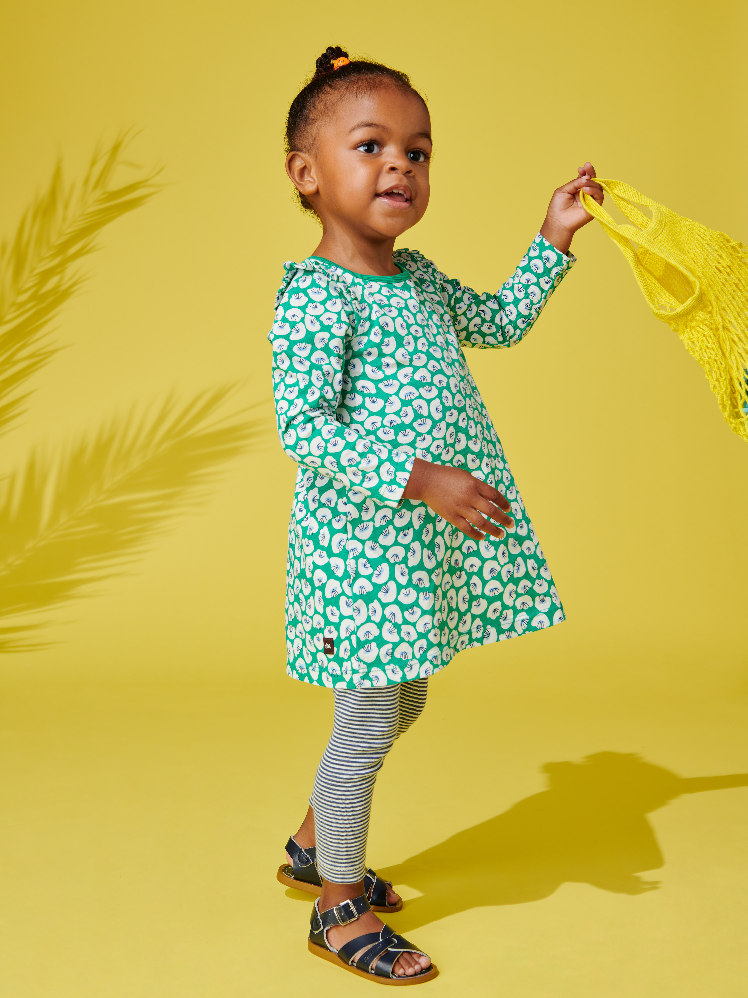 LITTLE GIRL & Striped Baby Leggings & LEGGING & Tea Collection