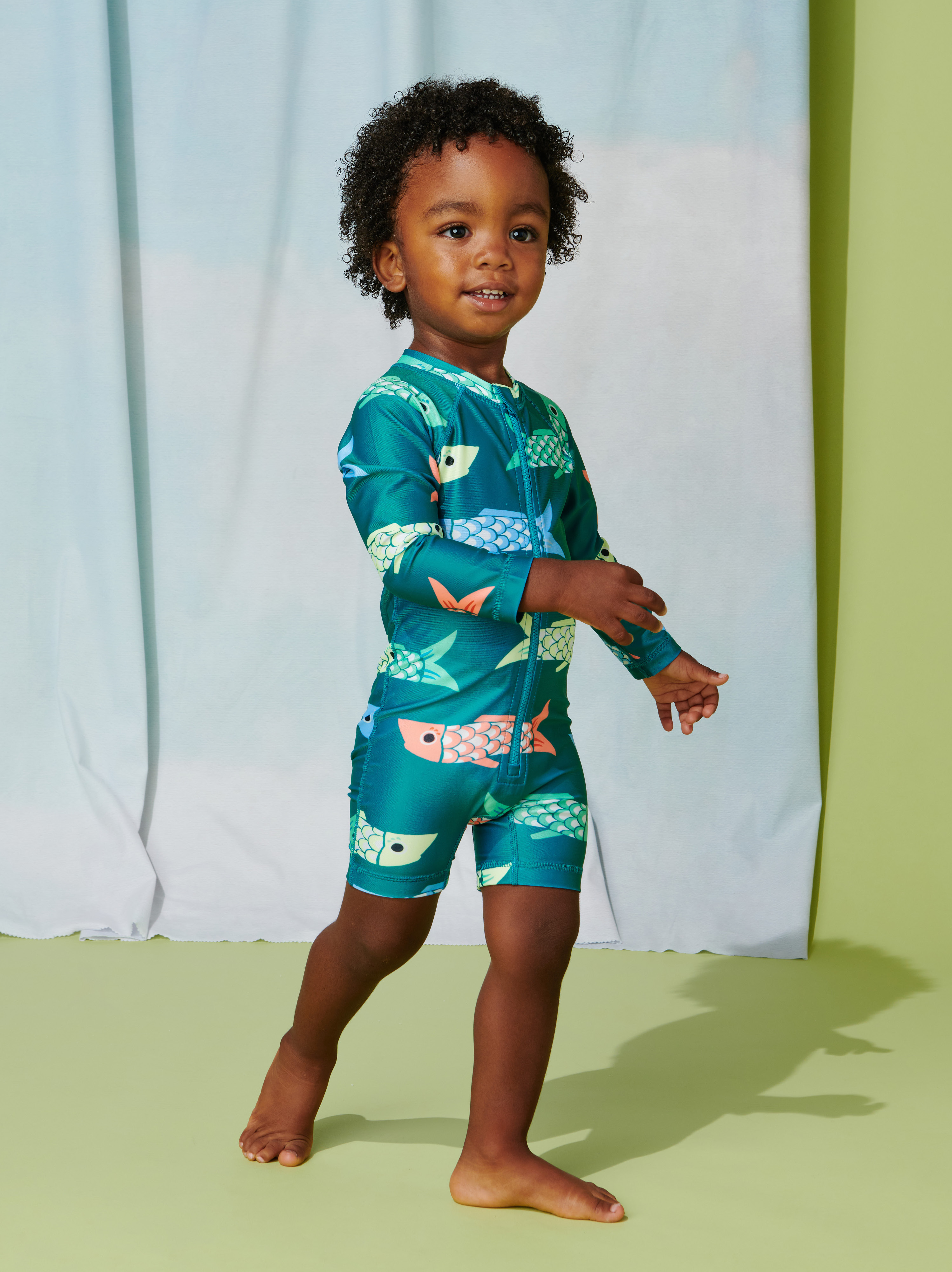 LITTLE BOY & Rash Guard Baby Swimsuit & ONEPIECE & Tea Collection