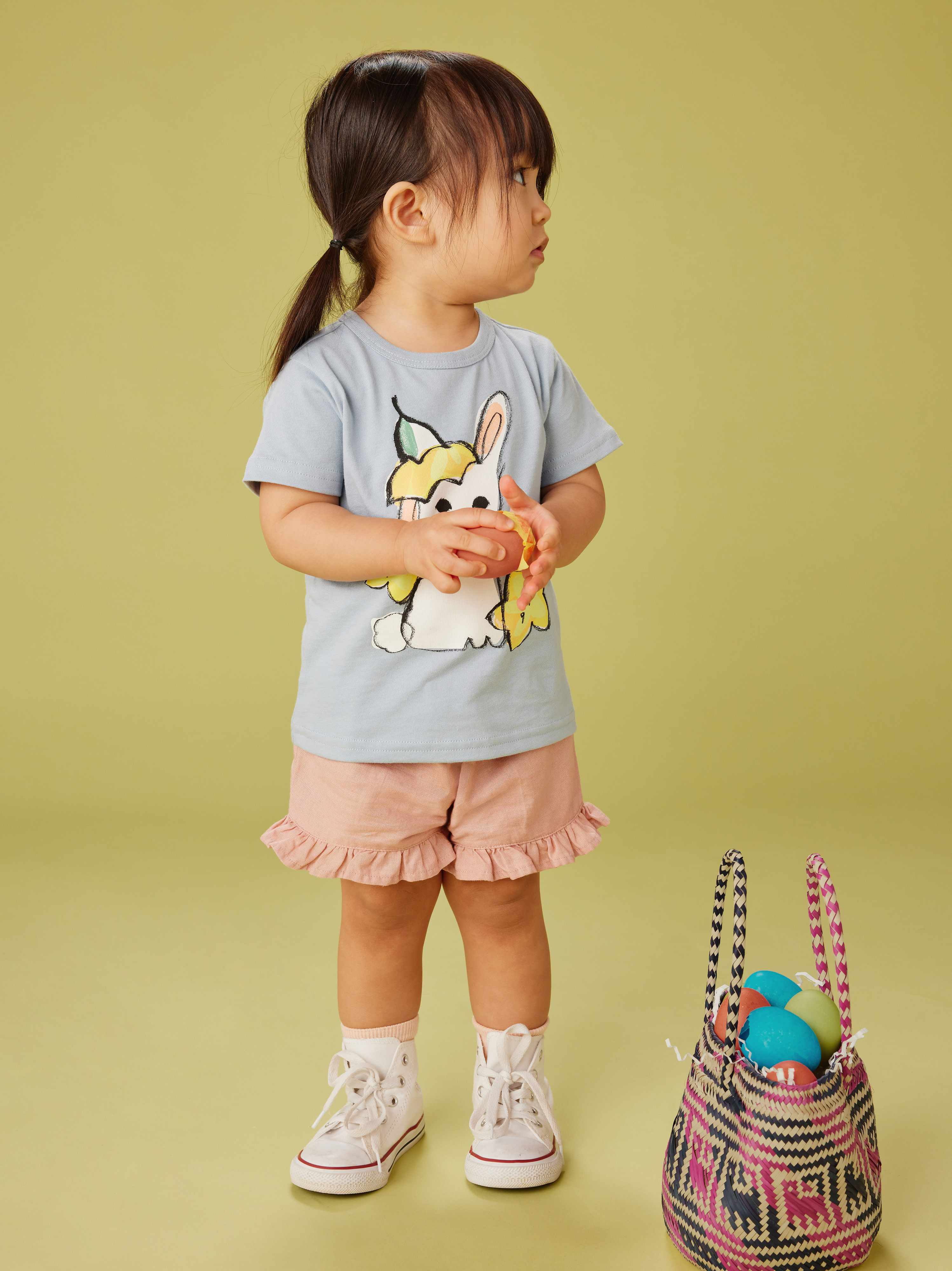Ruffle Hem Baby Shorts & Tea Collection