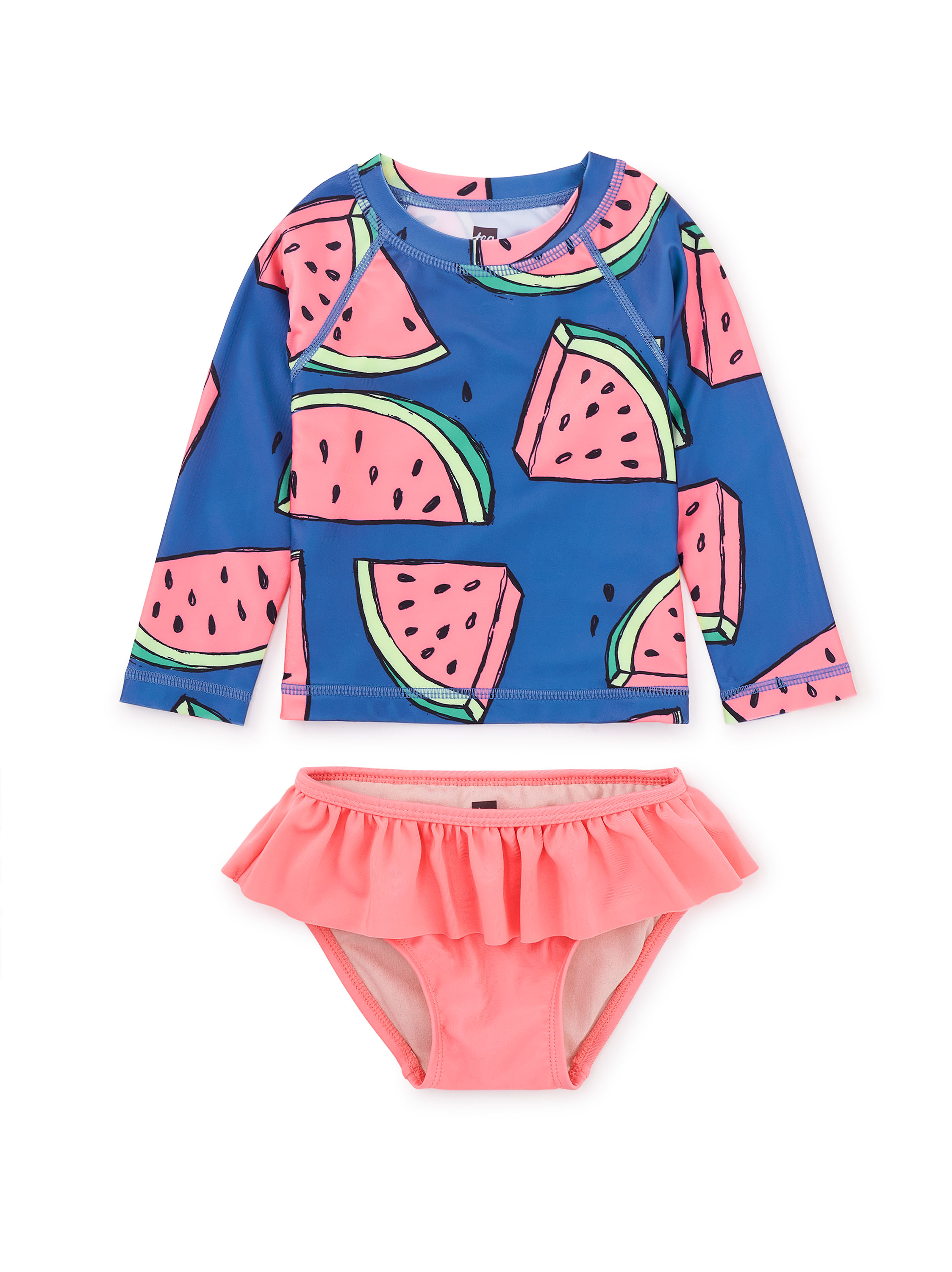 LITTLE GIRL & Rash Guard Baby Swim Set & SET & Tea Collection