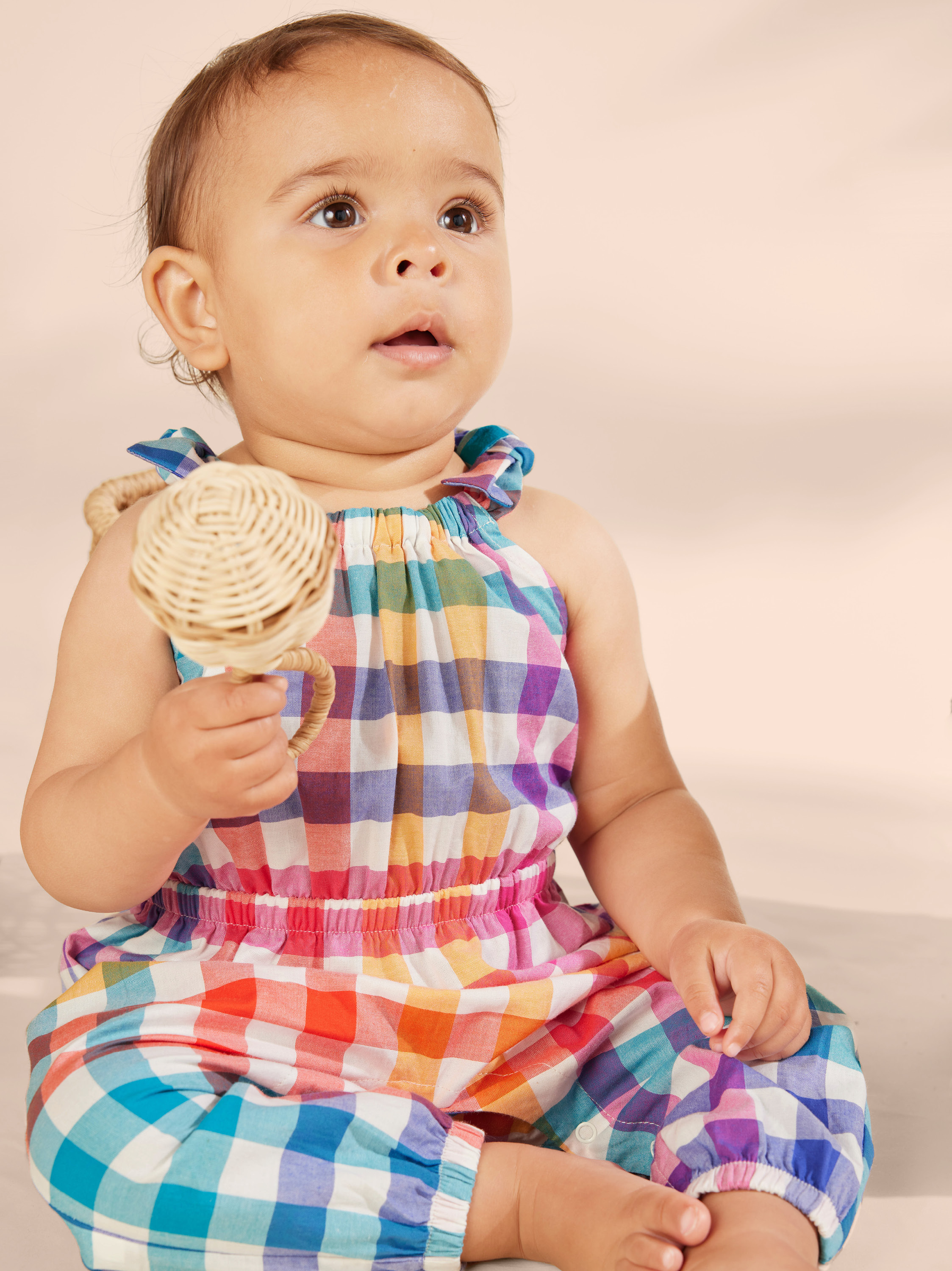 Tie Shoulder Baby Romper | Tea Collection