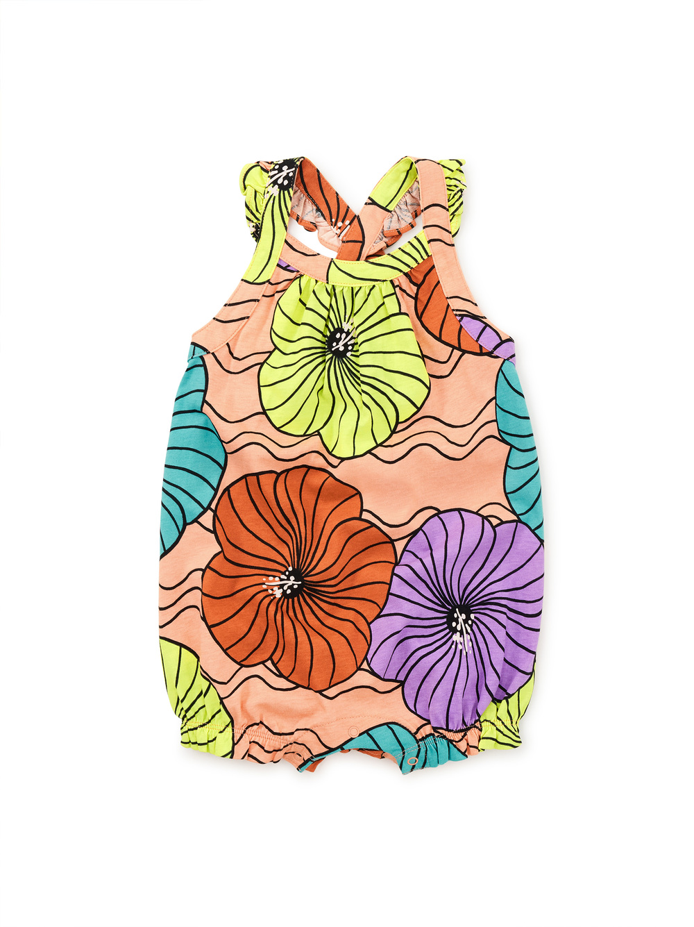 Cross-Back Baby Romper | Tea Collection