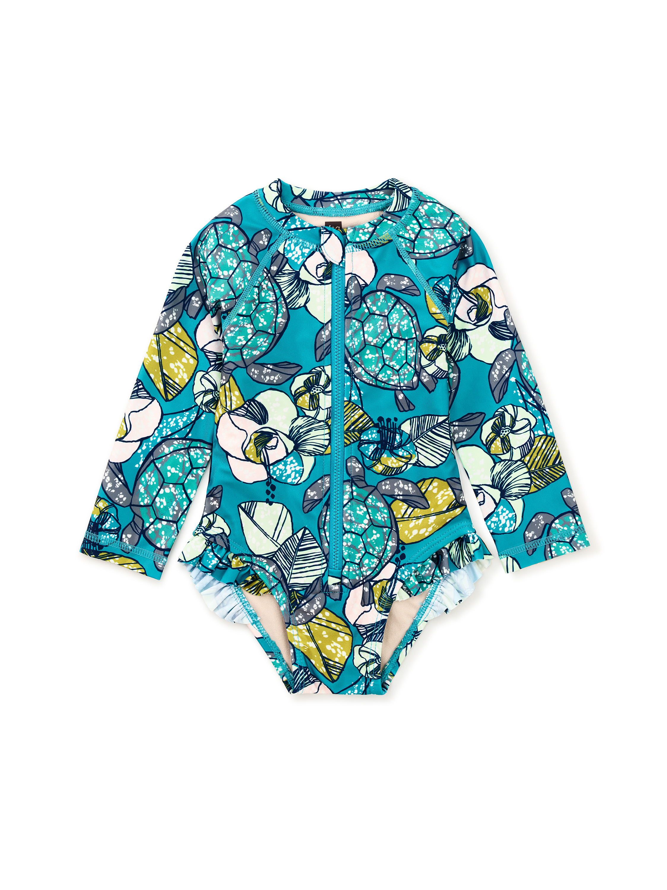 LITTLE GIRL & Rash Guard Baby Swimsuit & RASHGUARD & Tea Collection